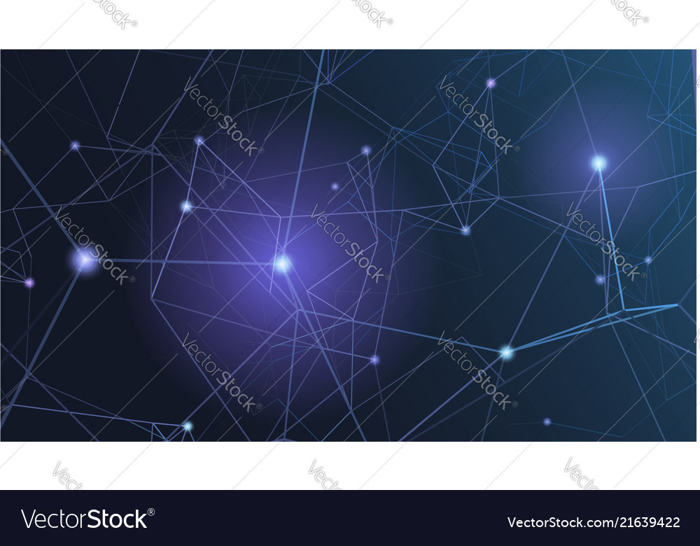 Abstract plexus shapes digital cyber background Vector Image Abstract plexus shapes digital cyber background Vector Image