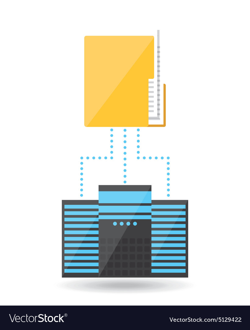 Storage device Royalty Free Vector Image - VectorStock