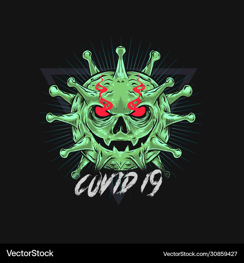 Corona and covid-19 viruses Royalty Free Vector Image