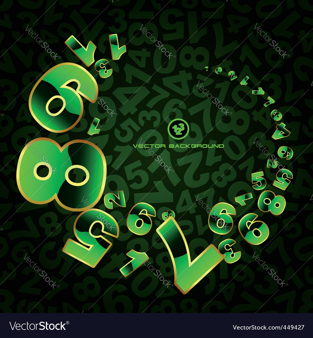 Numbers Royalty Free Vector Image - VectorStock