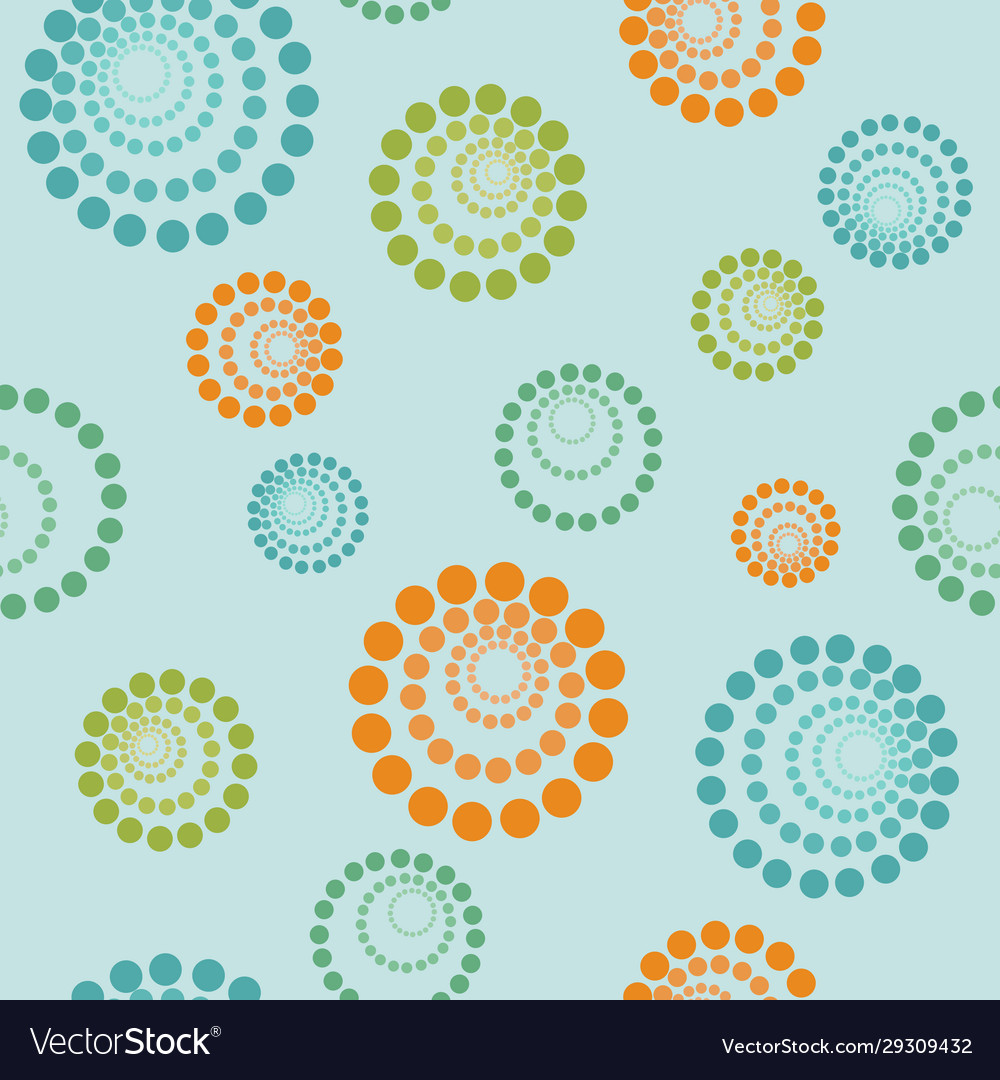 Abstract geometric seamless pattern concentric Vector Image