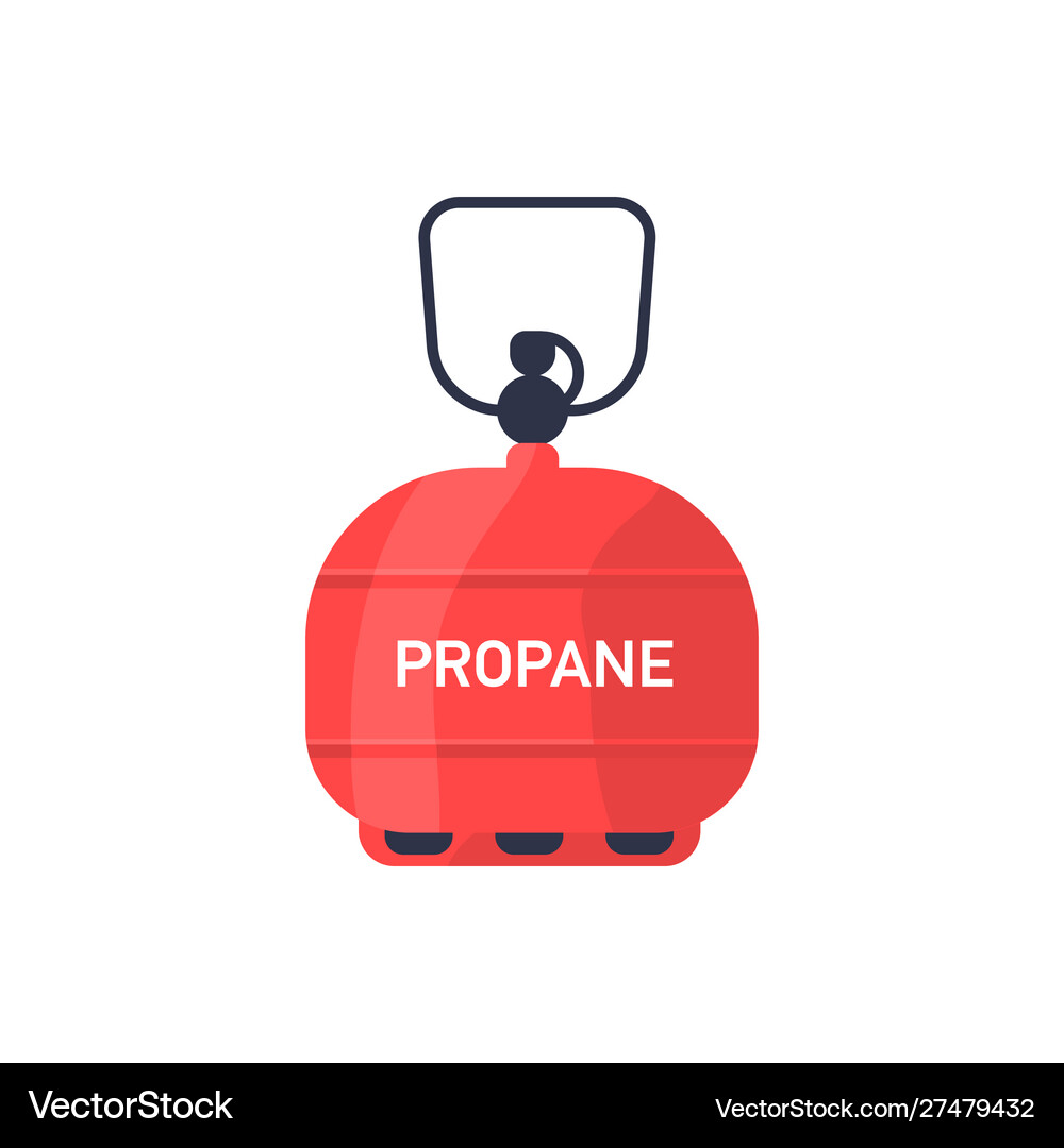 Propane cylinder tank gas Royalty Free Vector Image