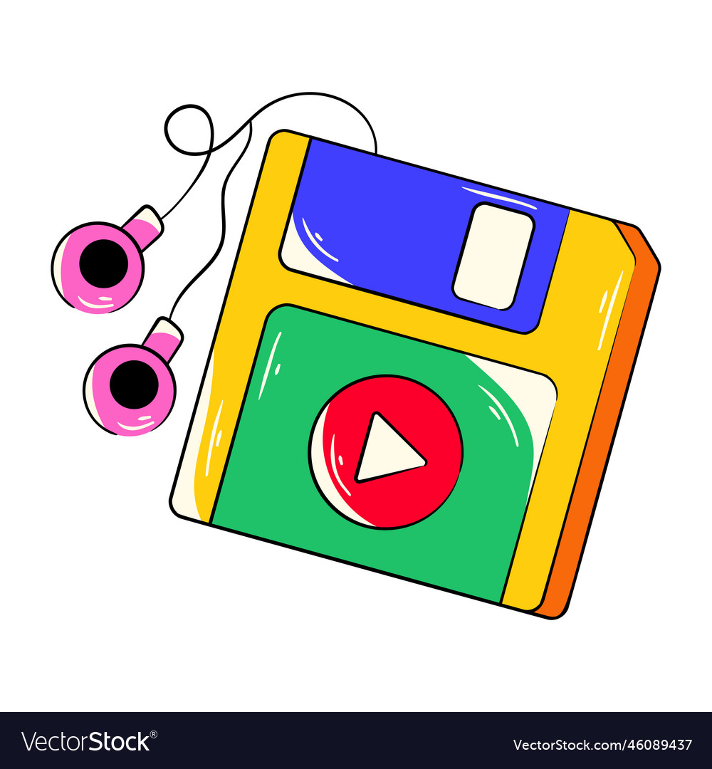 Floppy storage Royalty Free Vector Image - VectorStock