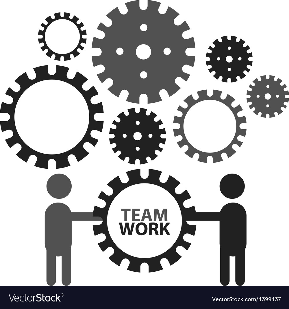 Team work Royalty Free Vector Image - VectorStock