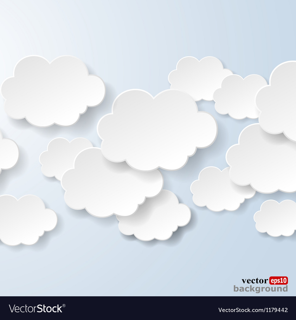 Abstract speech bubbles Royalty Free Vector Image