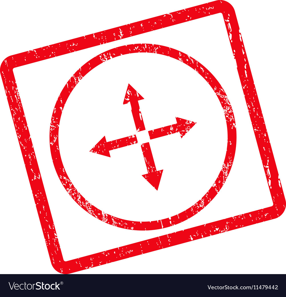 Expand arrows icon rubber stamp Royalty Free Vector Image Expand arrows icon rubber stamp Royalty Free Vector Image