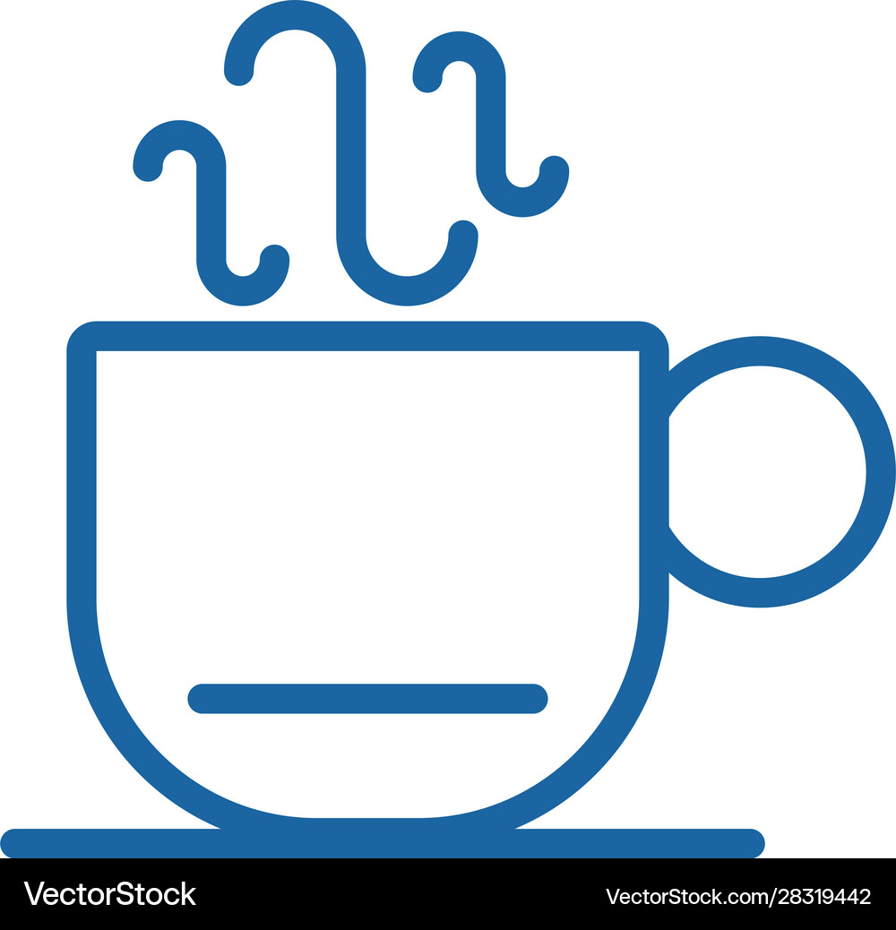 Merry christmas chocolate mug icon Royalty Free Vector Image