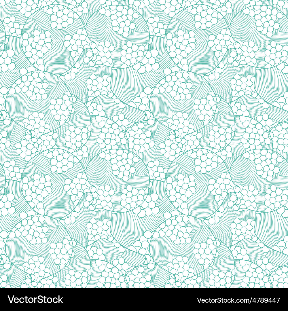 Abstract bubbles texture seamless pattern Vector Image