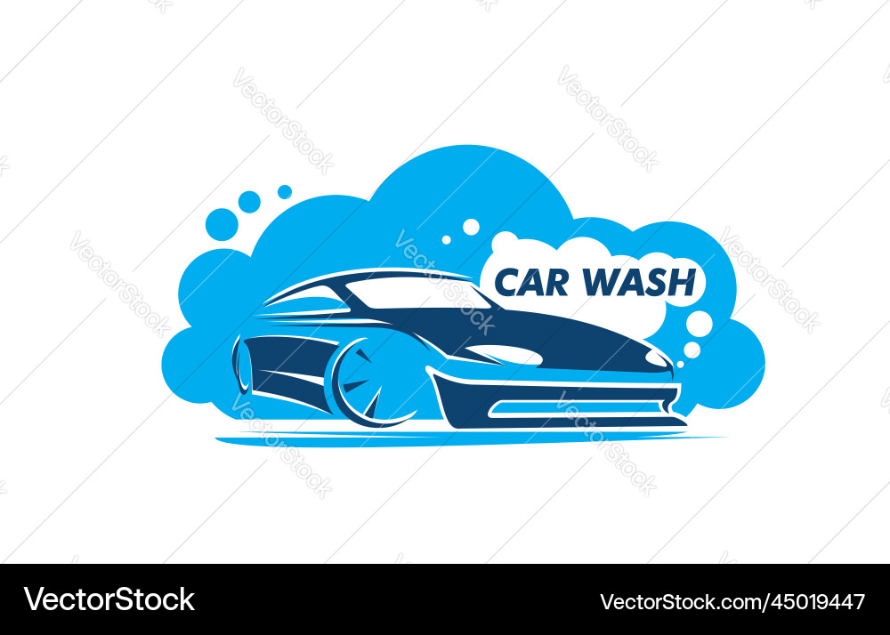 Car wash service auto detailing workshop icon Vector Image