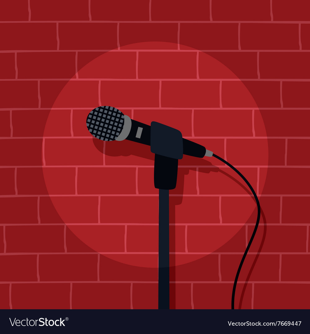 Stand up comedy Royalty Free Vector Image - VectorStock