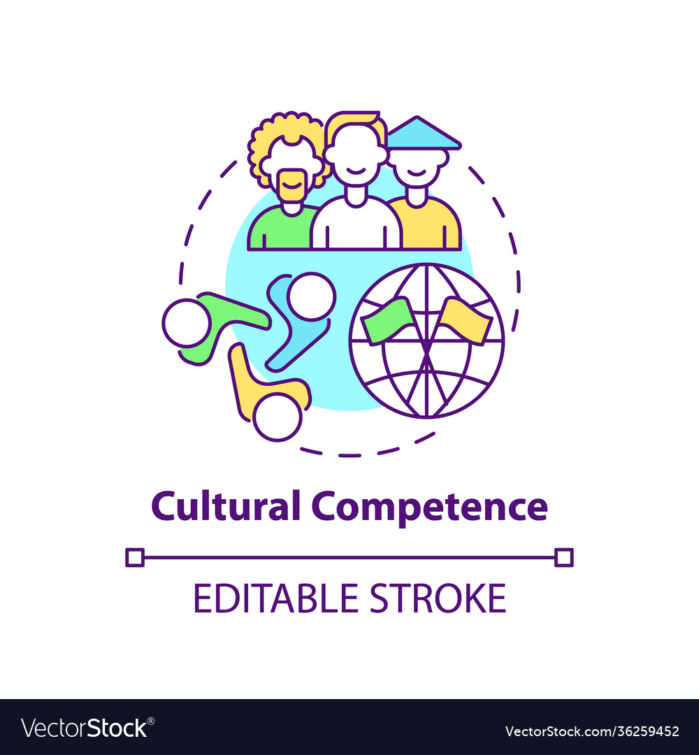 Cultural competence concept icon Royalty Free Vector Image Cultural competence concept icon Royalty Free Vector Image