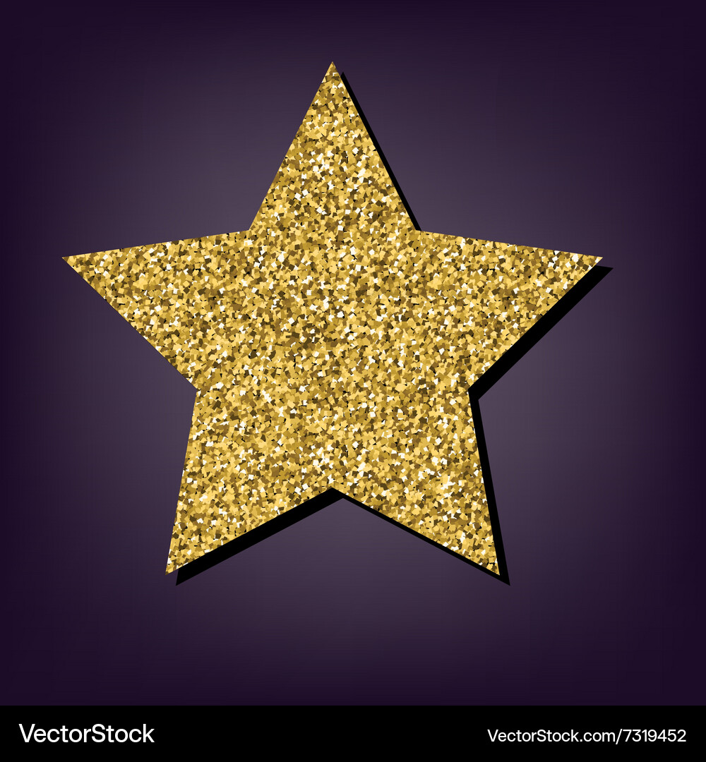 Golden style icon on people background Royalty Free Vector