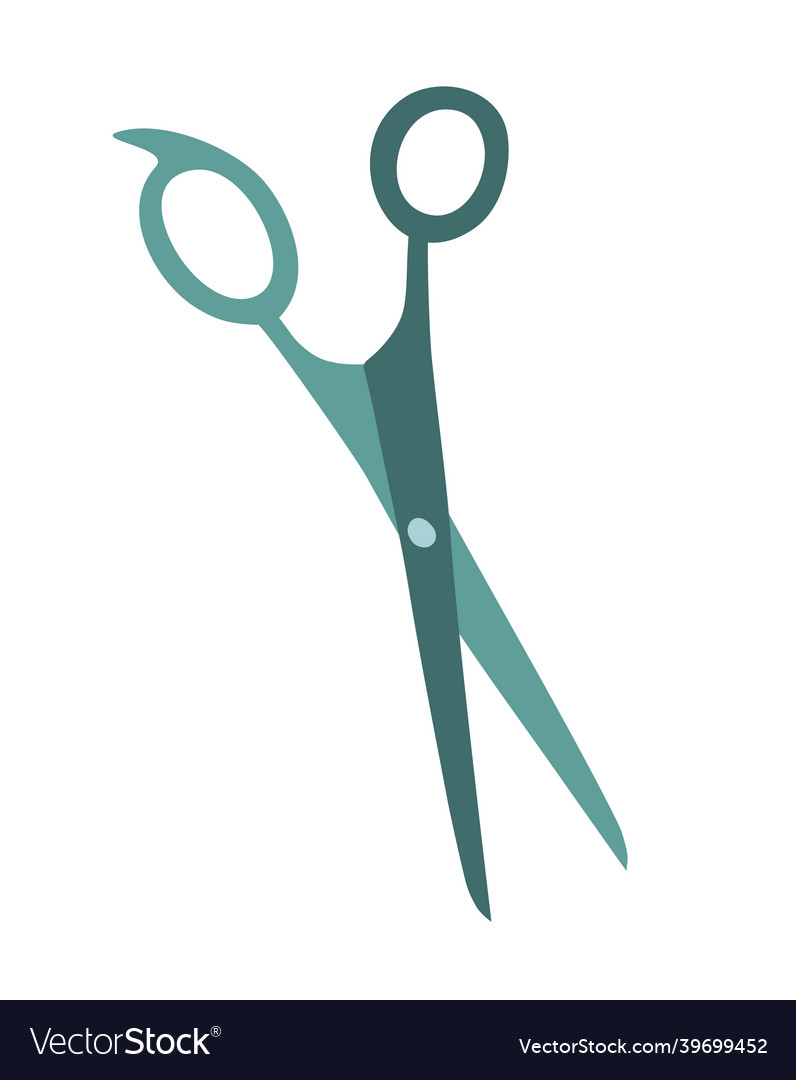 Scissors object isolated Royalty Free Vector Image