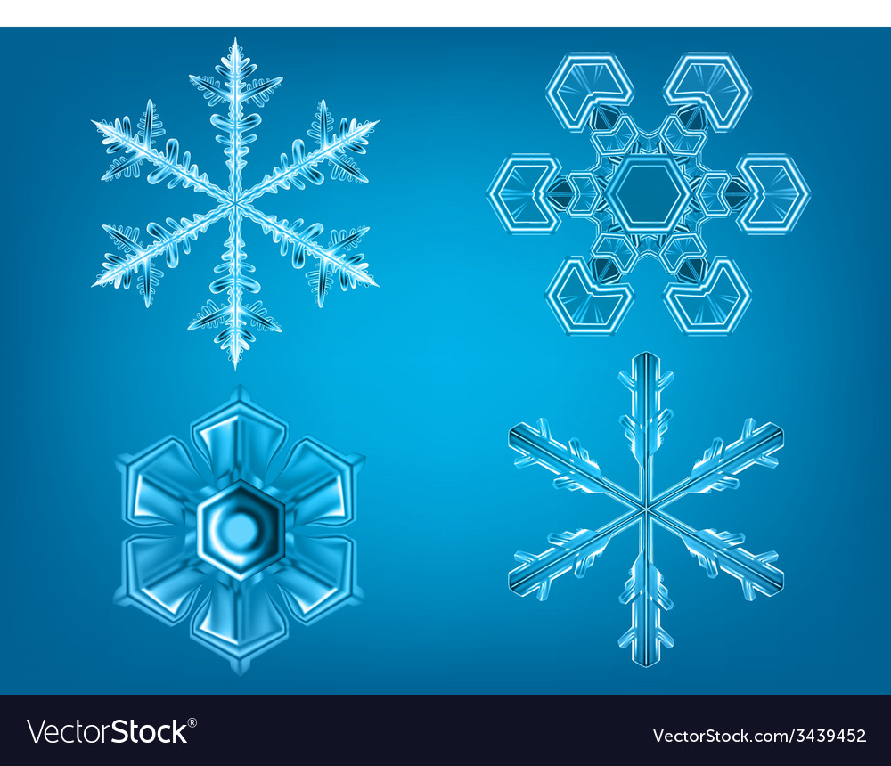 Snowflake Royalty Free Vector Image - VectorStock