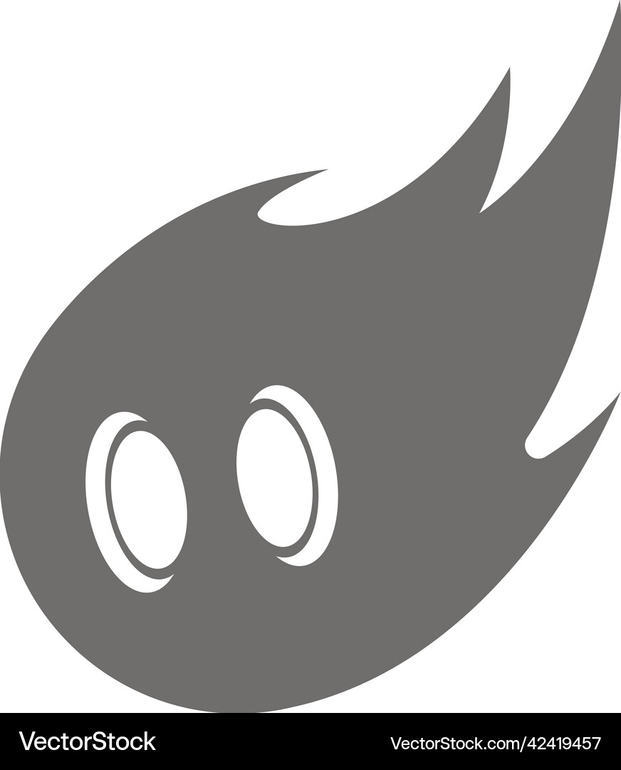 Ghost logo icon design Royalty Free Vector Image