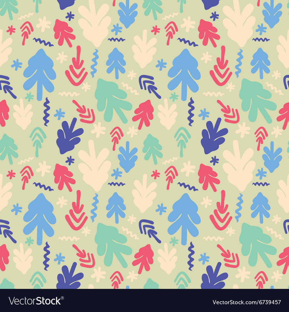 Handmade seamless pattern Royalty Free Vector Image