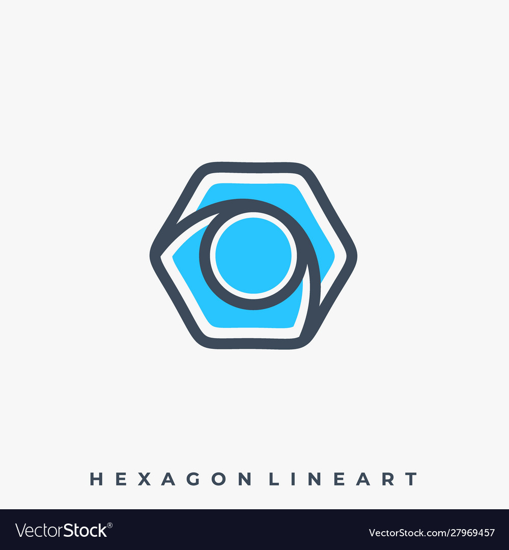 Polygon template Royalty Free Vector Image - VectorStock
