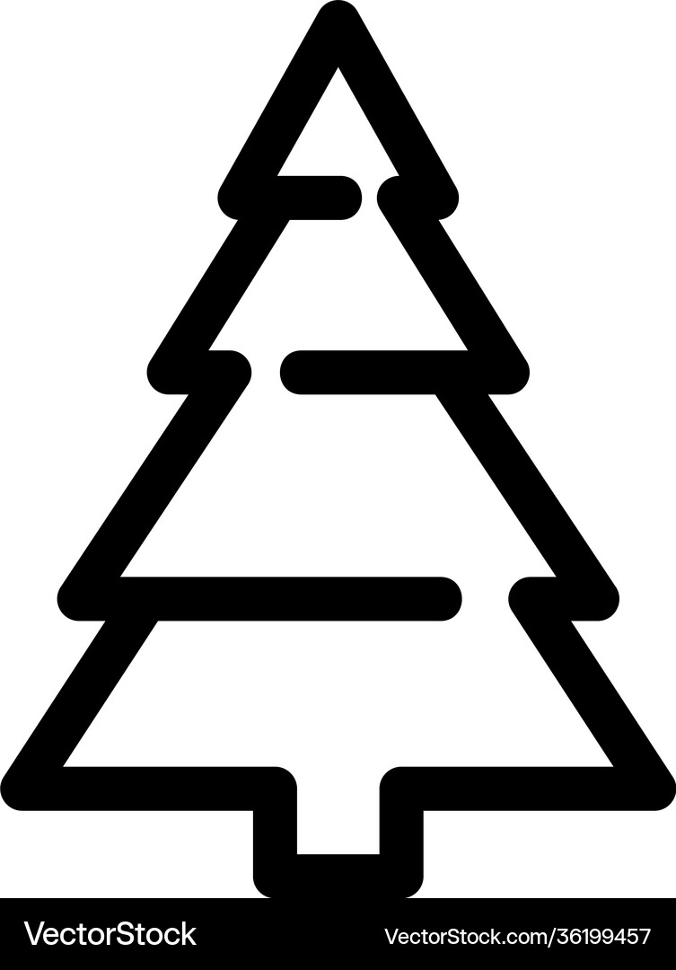 Tree icon or logo isolated sign symbol Royalty Free Vector