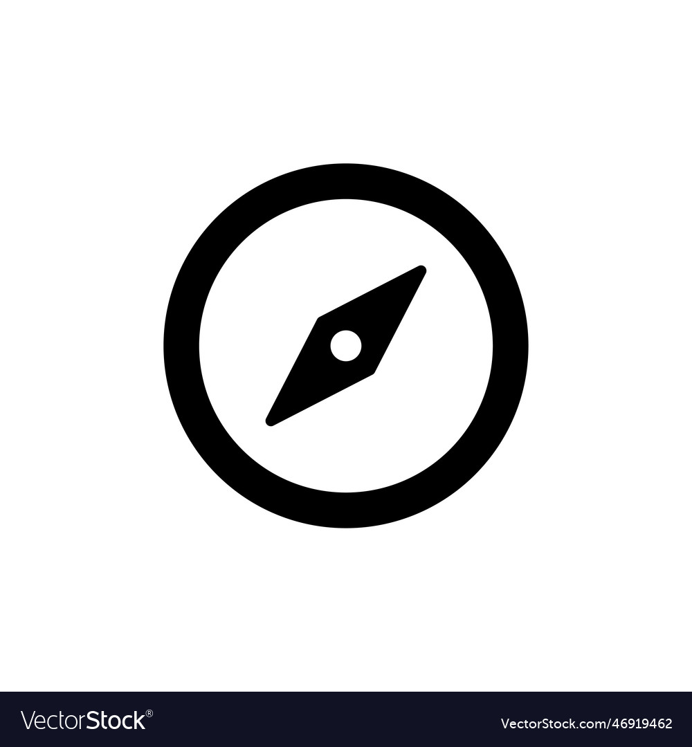Compass icon navigation icon Royalty Free Vector Image