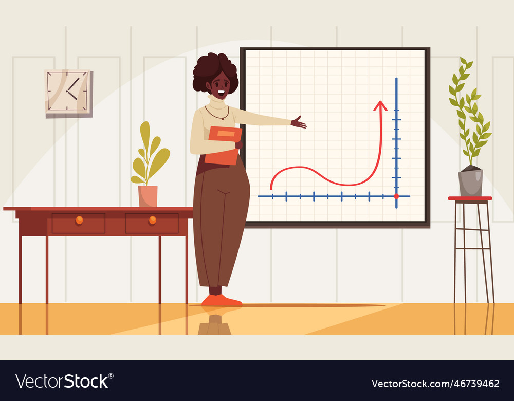 School teacher concept Royalty Free Vector Image