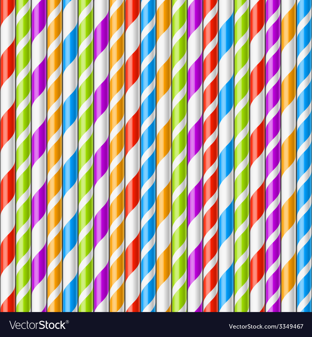 Drinking straws background Royalty Free Vector Image