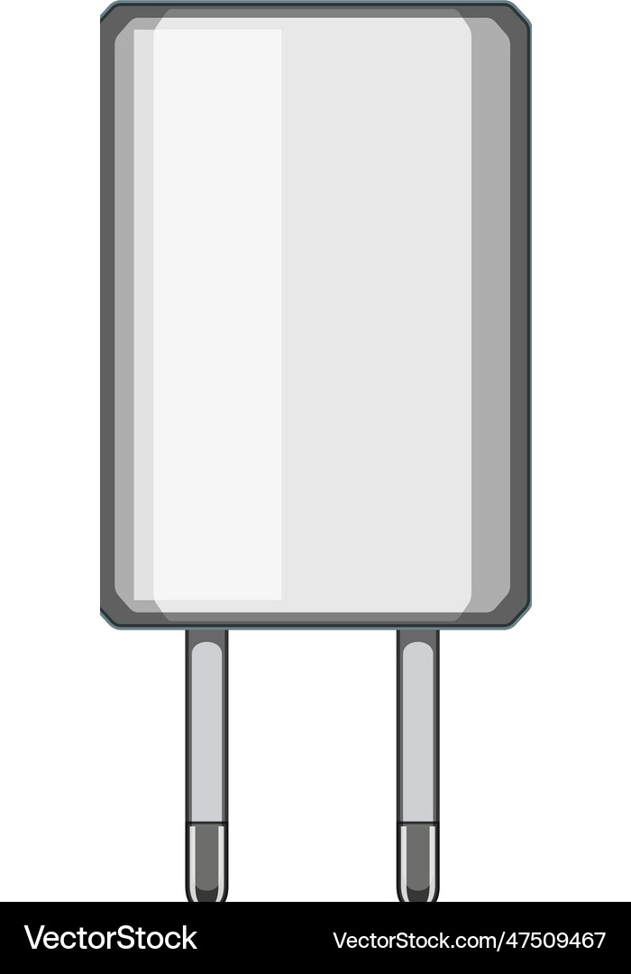 Energy power adapter cartoon Royalty Free Vector Image