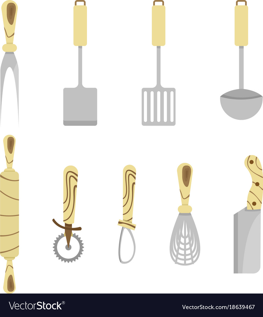 Kitchen tools Royalty Free Vector Image - VectorStock