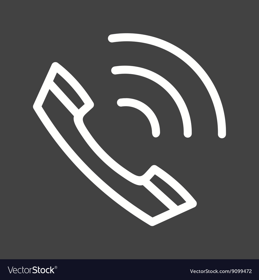 Active call Royalty Free Vector Image - VectorStock