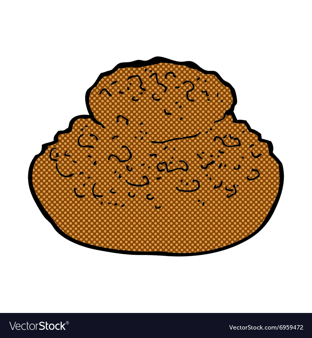 Comic cartoon bread Royalty Free Vector Image - VectorStock