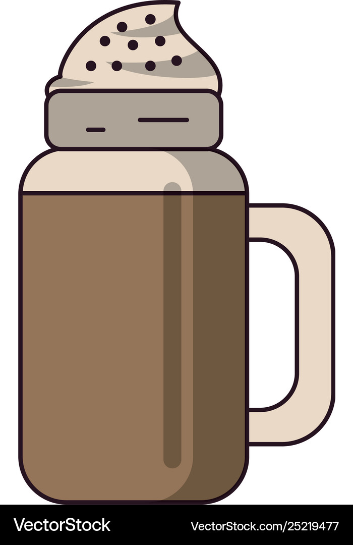 Coffee cafe concept cartoon Royalty Free Vector Image