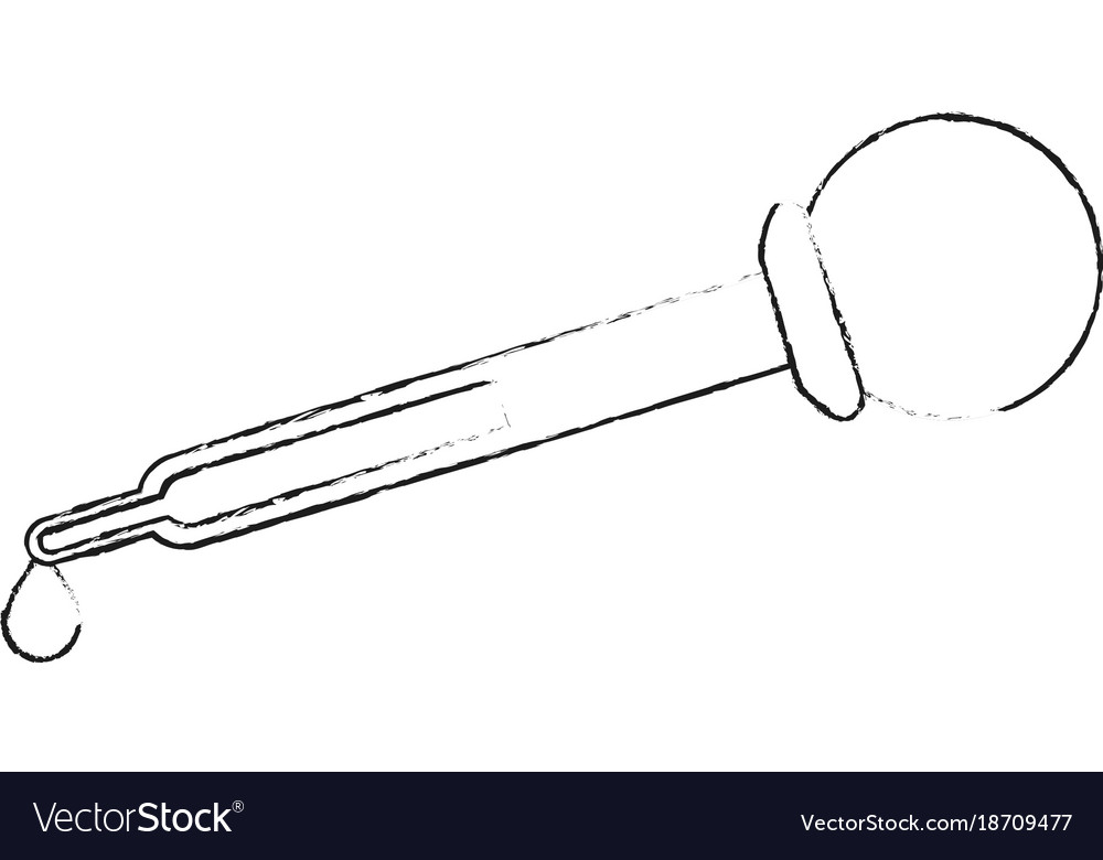 Lab dropper tool Royalty Free Vector Image - VectorStock