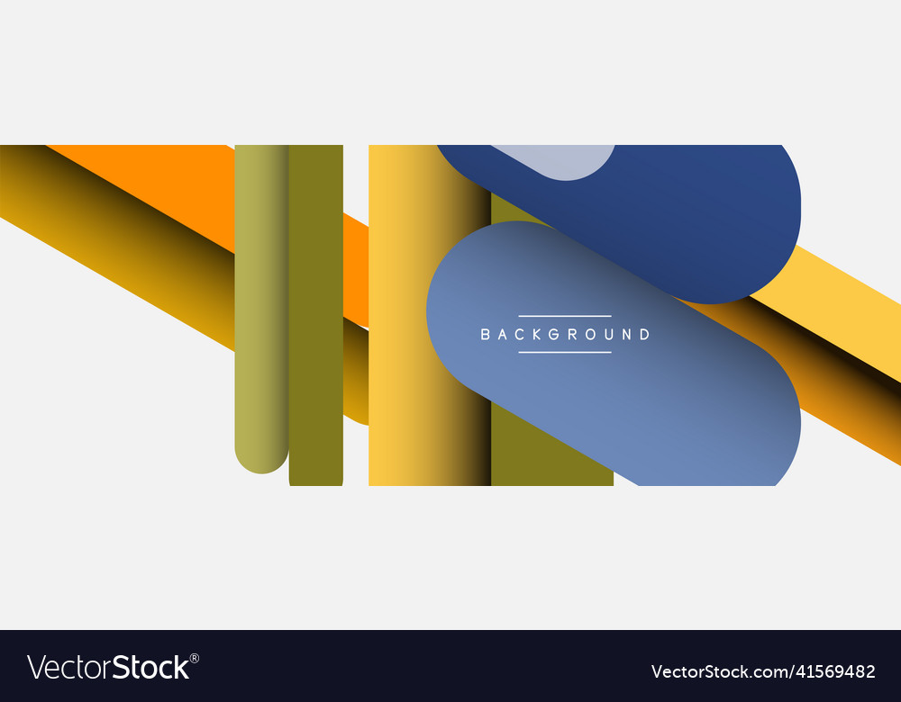 Abstract background round shapes lines Royalty Free Vector