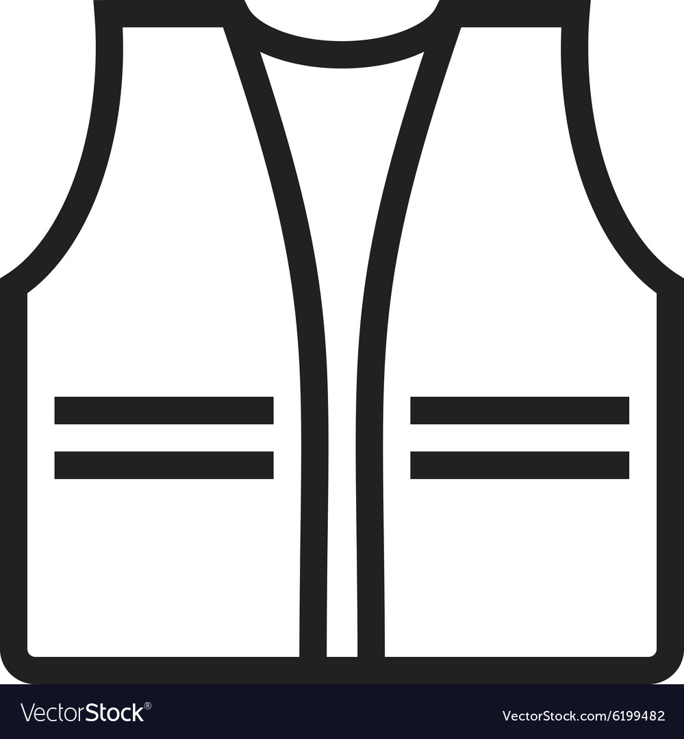 Construction jacket Royalty Free Vector Image - VectorStock