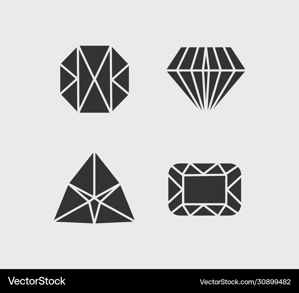 Diamond jewelry gifts Royalty Free Vector Image