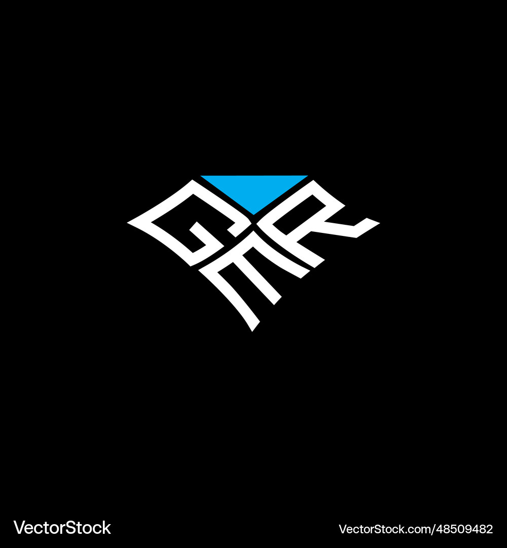 Gmr letter logo design simple and modern Vector Image