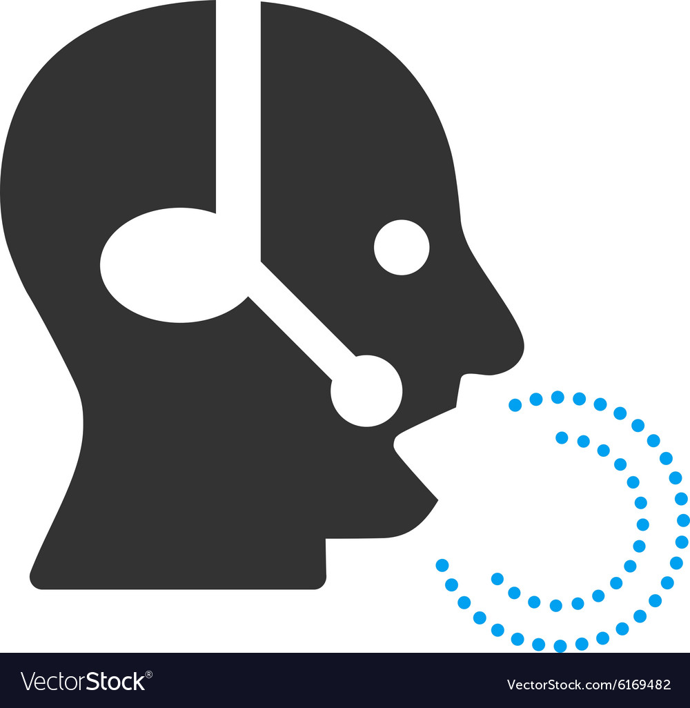 Operator Speech Icon Royalty Free Vector Image