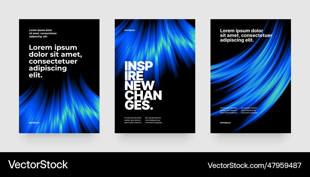 Layout template for events or business related Vector Image