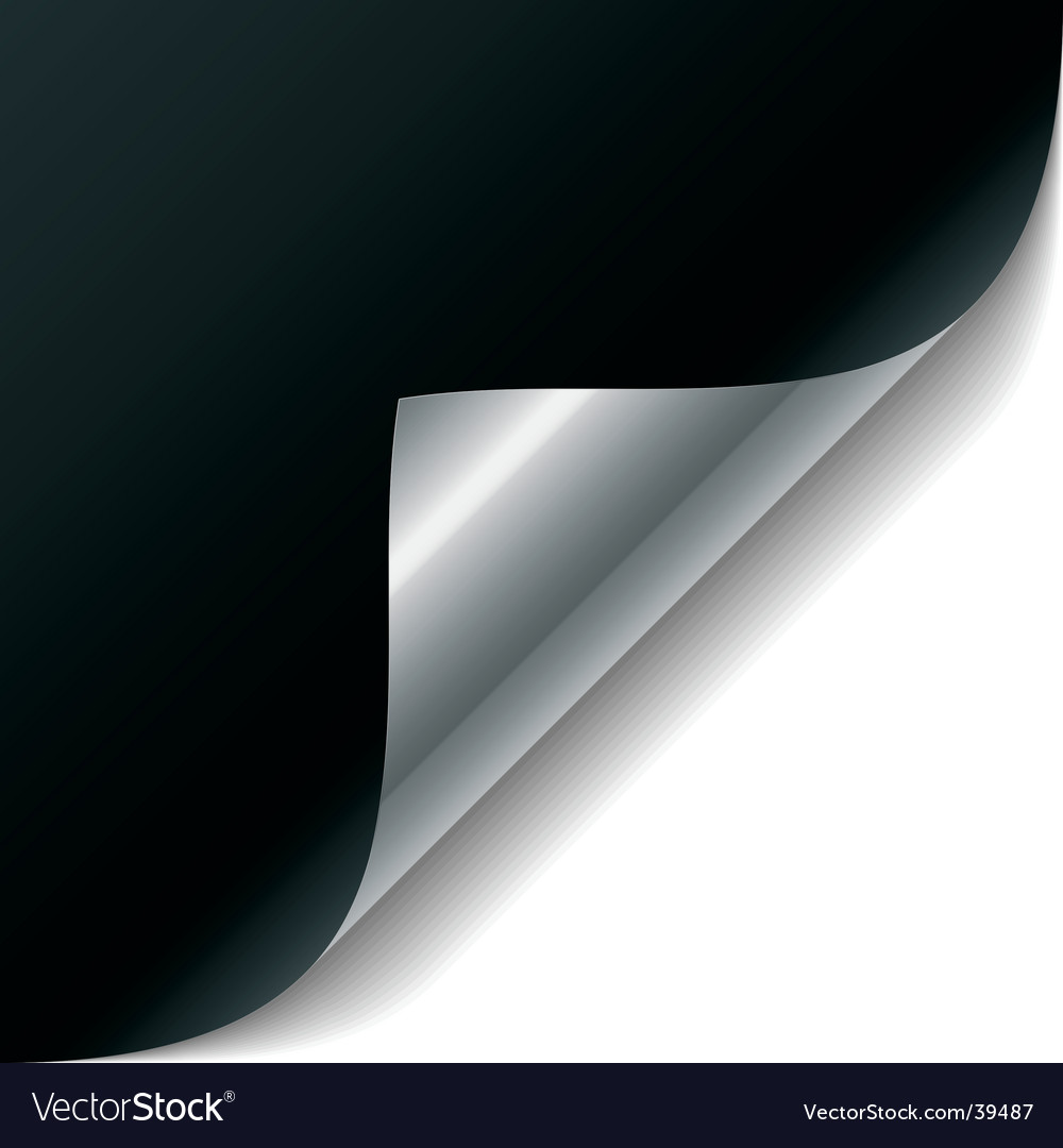 Page corner Royalty Free Vector Image - VectorStock