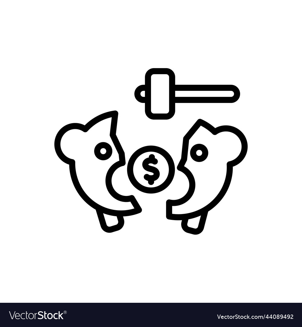 Broke Royalty Free Vector Image - VectorStock Broke Royalty Free Vector Image - VectorStock