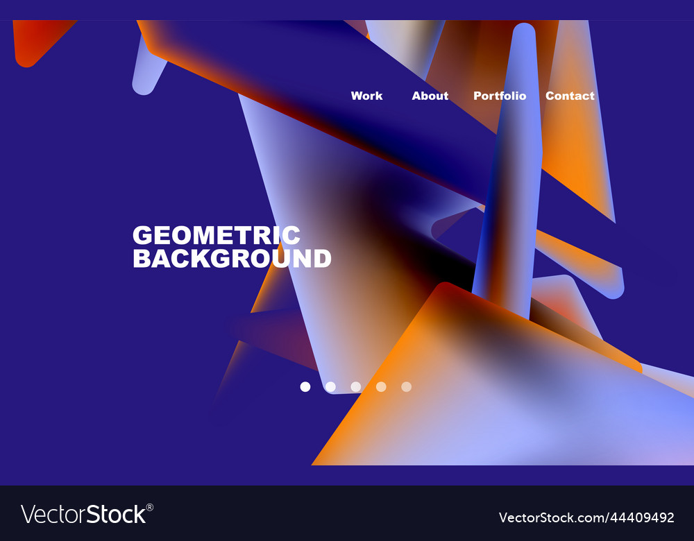 Shards shape composition abstract background web Vector Image