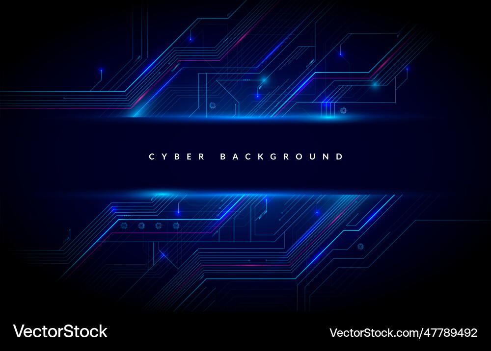 Tech background green Royalty Free Vector Image