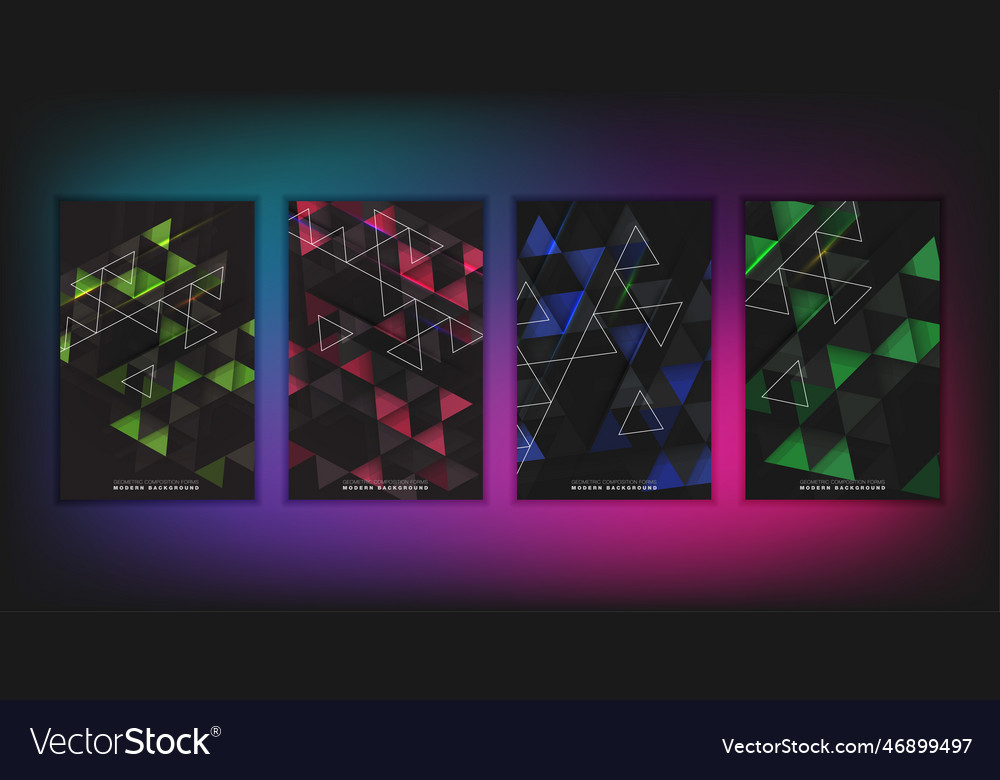 Abstract geometric composition forms modern Vector Image