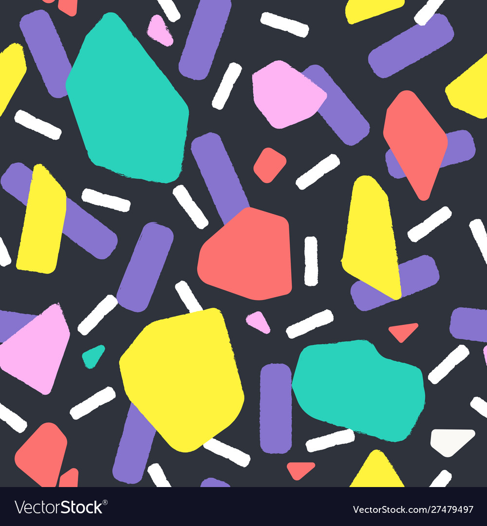Trendy seamless pattern Royalty Free Vector Image