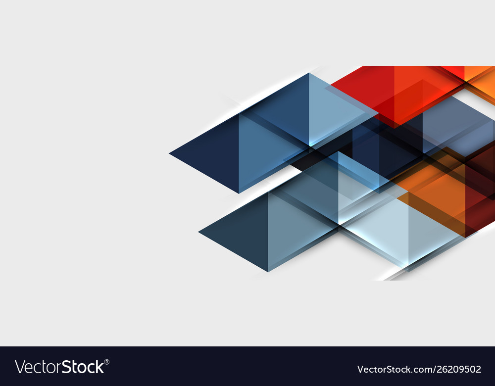 Abstract geometric background modern overlapping Vector Image