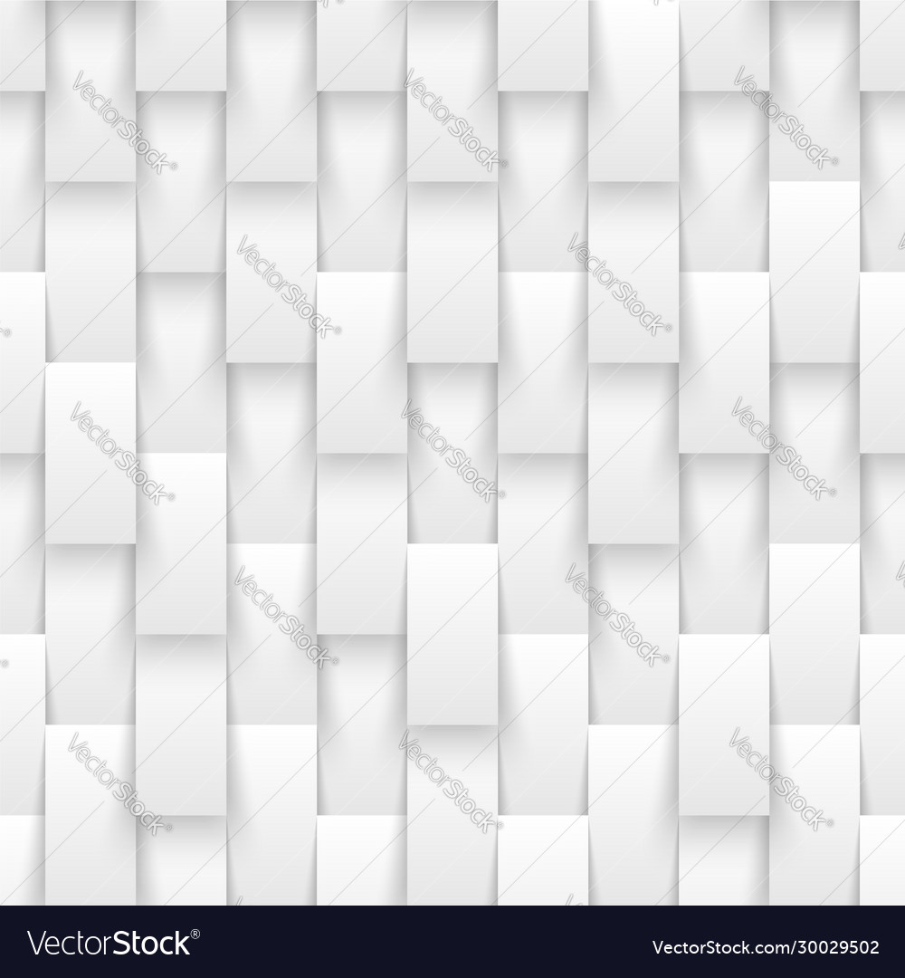 Light abstract seamless pattern 3d rectangles Vector Image