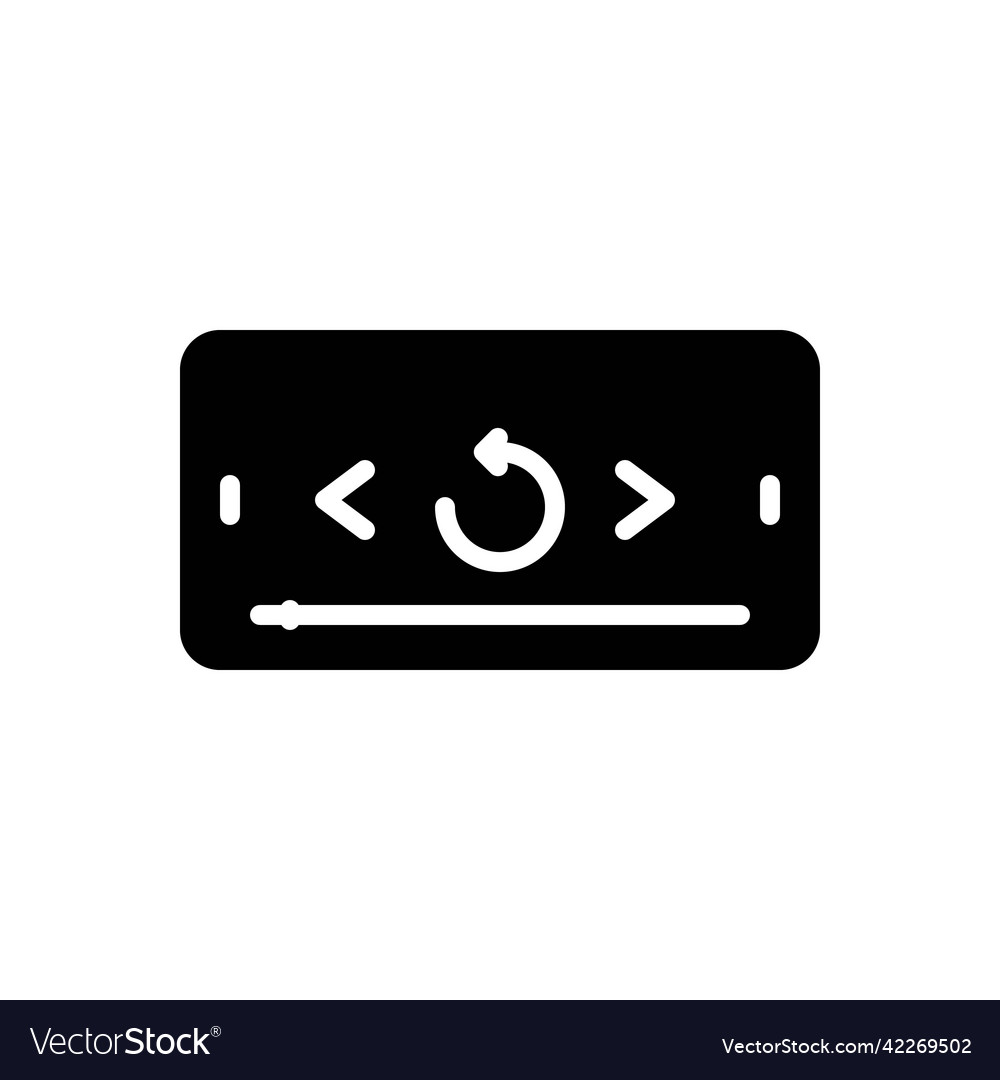 Playback Royalty Free Vector Image - VectorStock