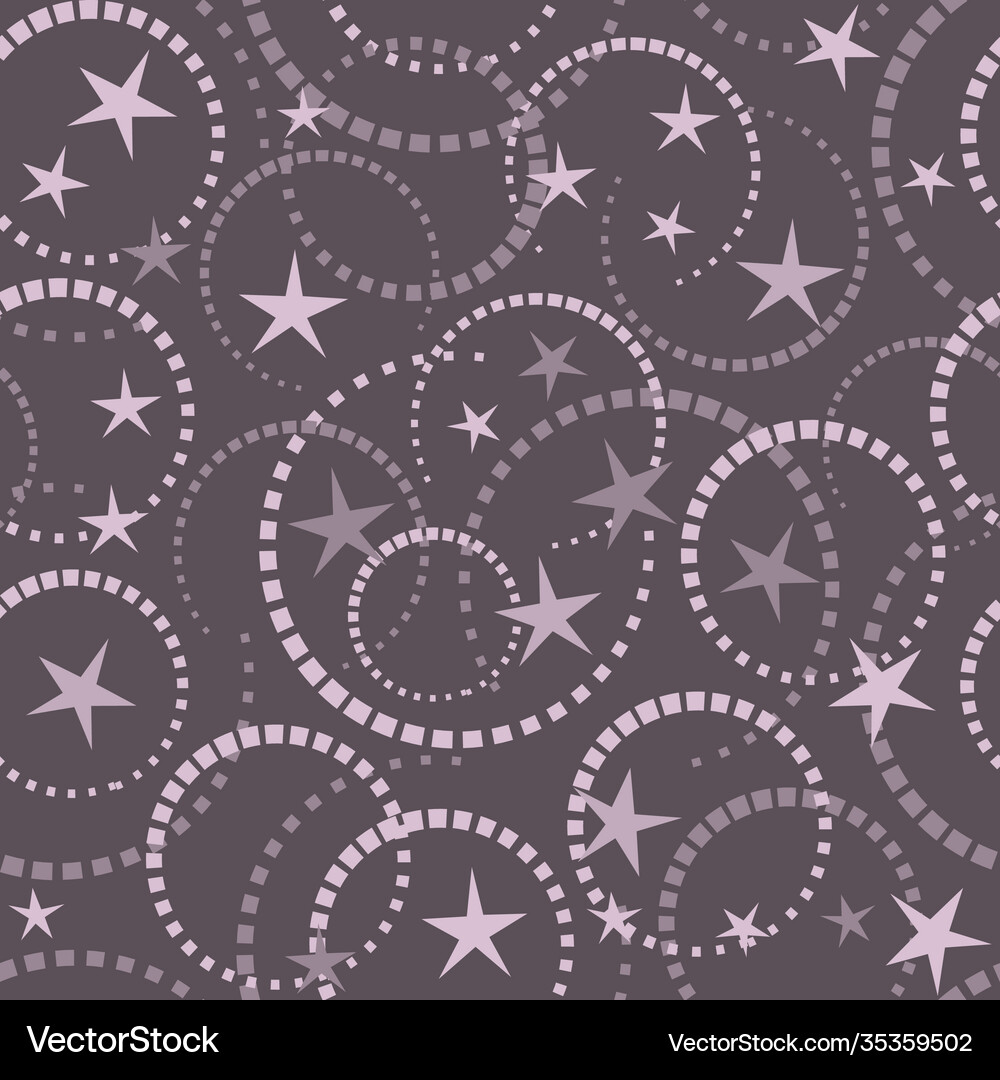 Seamless pattern with stars Royalty Free Vector Image