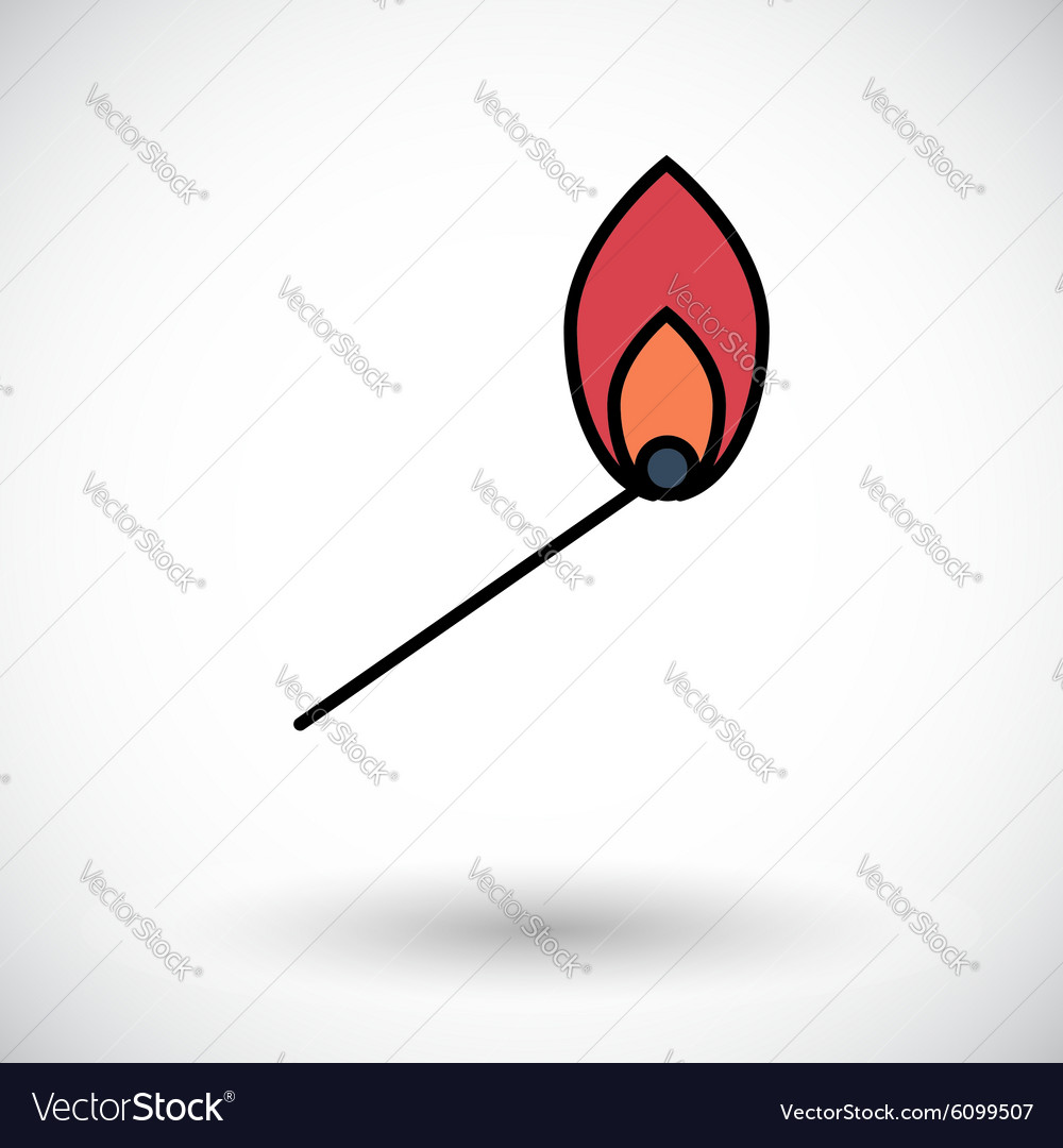 Match icon Royalty Free Vector Image - VectorStock