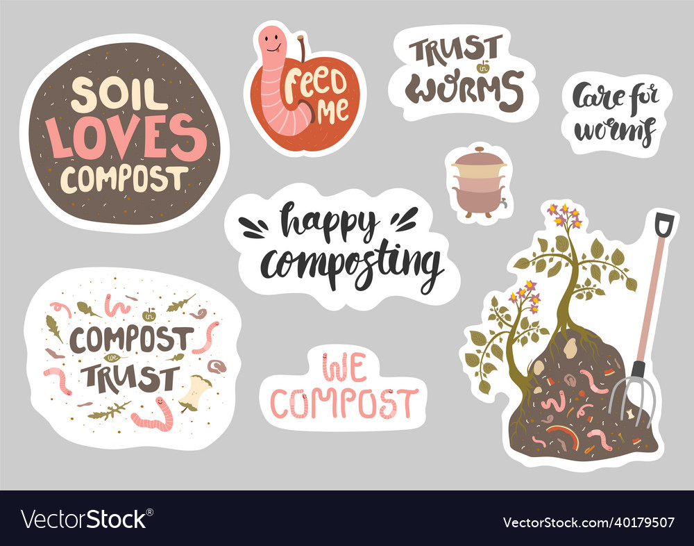 Worms lettering 3 Royalty Free Vector Image - VectorStock