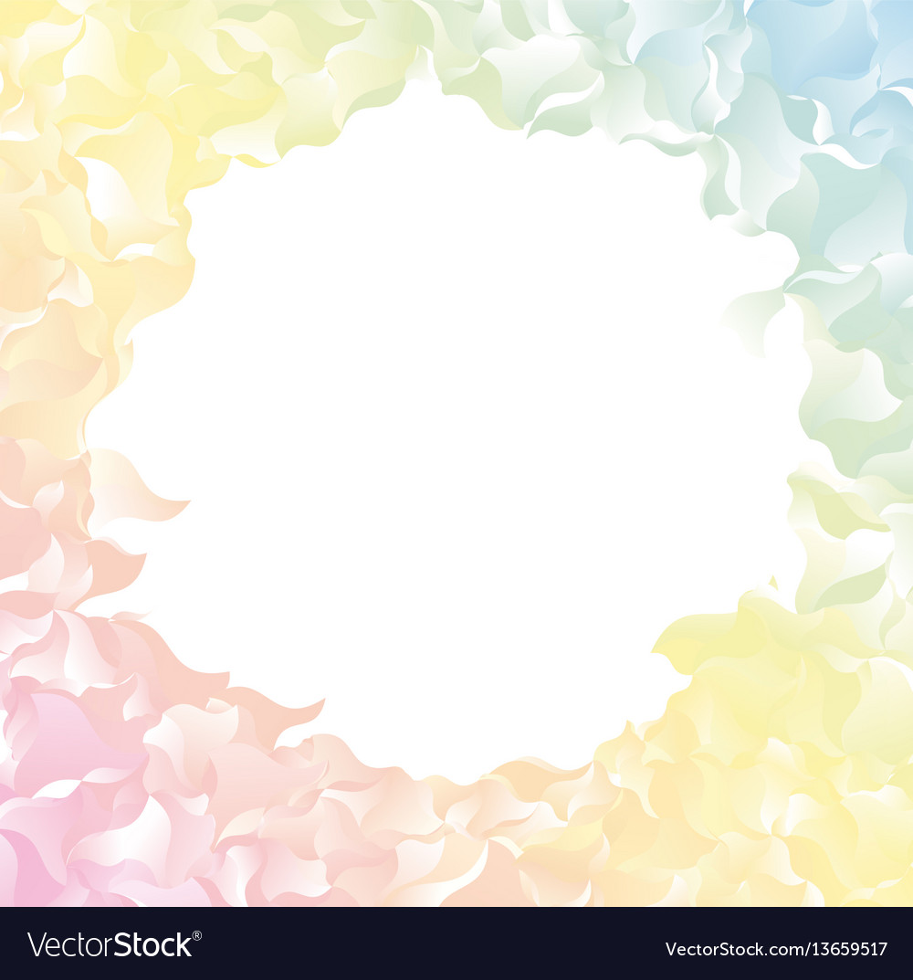Colorful abstract frame Royalty Free Vector Image